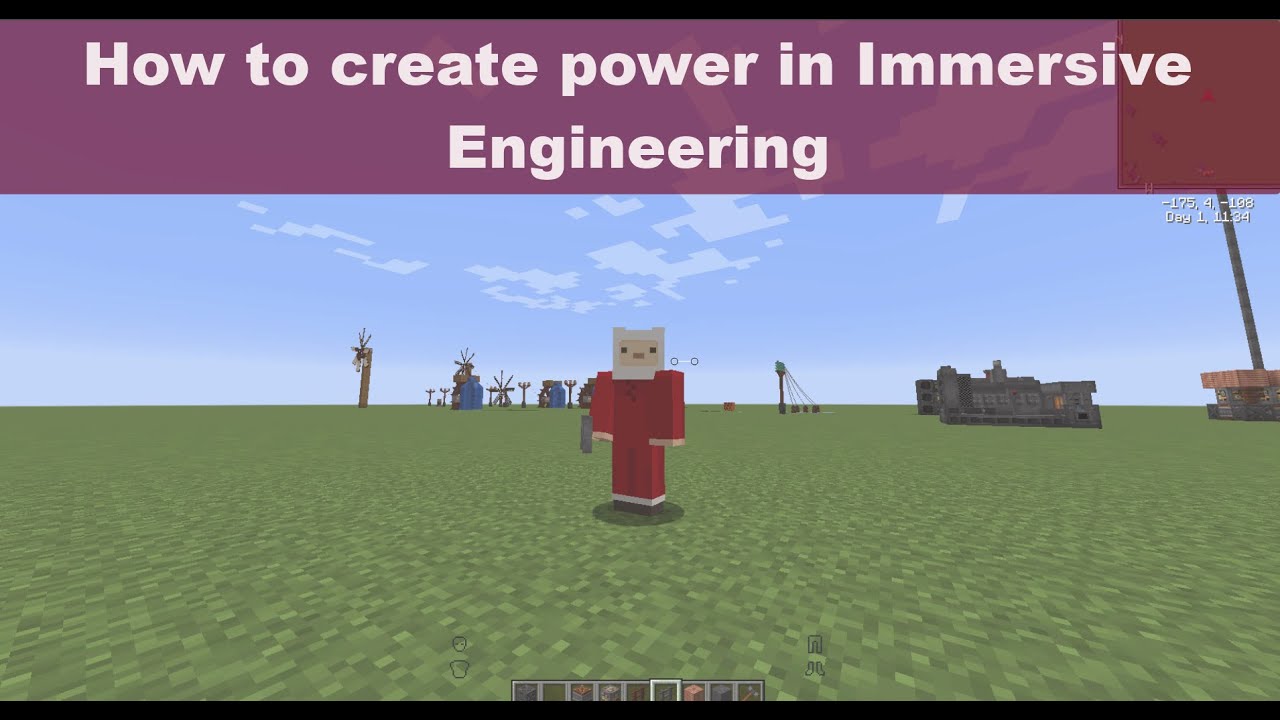 How to create Power in Immersive Engineering (Minecraft 1.16) - YouTube