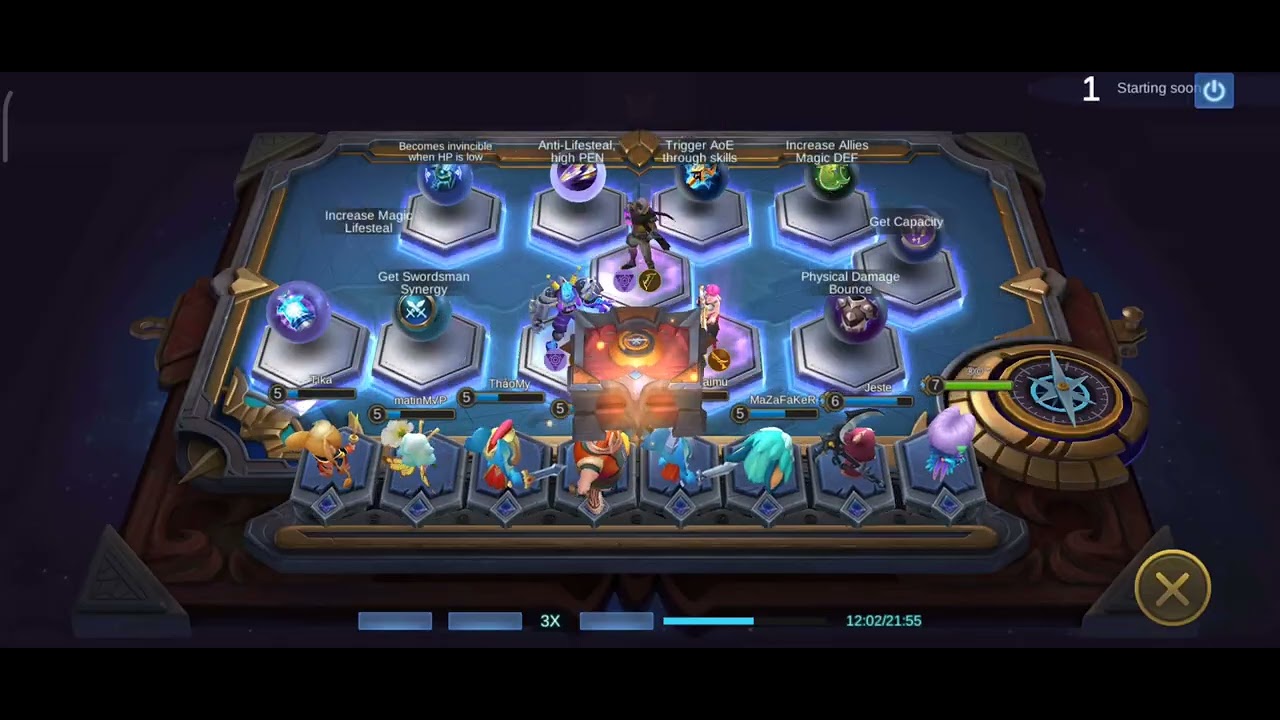 tutorial perfect 100/lineup hero #magic chess #mlbb - YouTube