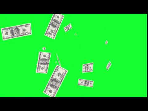 MONEY RAIN Green Screen Overlay Effect HD - Dollars Money Falling Free Effects (Download)