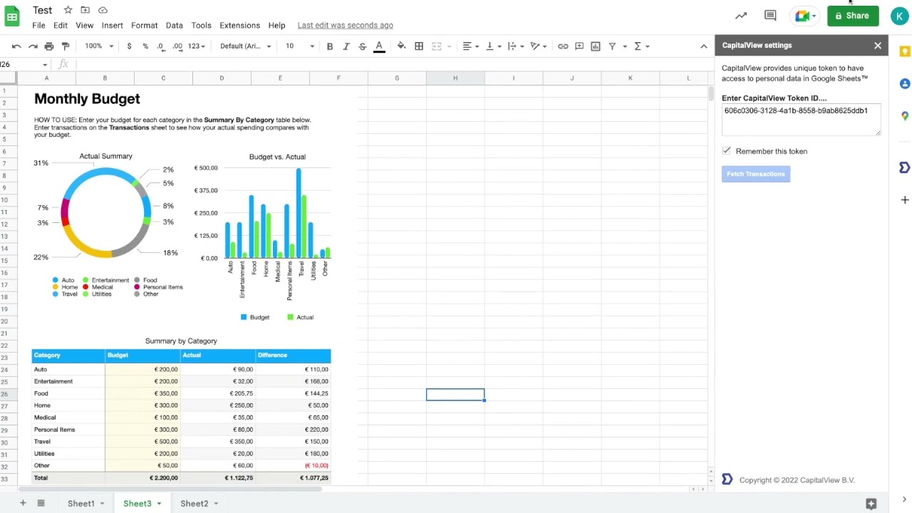 Bank transactions into Google Sheets - YouTube