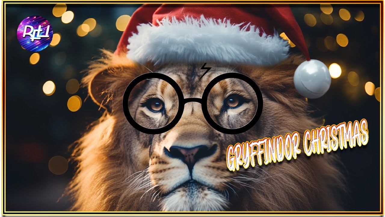 🎄 Unwrap the Magic: Christmas in Gryffindor Chamber at Hogwarts! 🦁🔔 ...