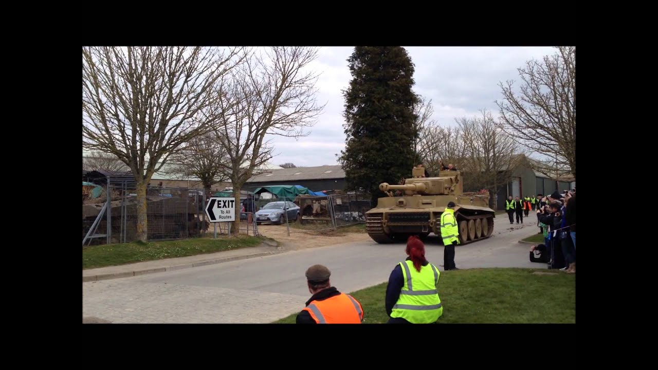 Tiger Tank 131 driven during 2013 Tiger Day - Bovington Tank Museum UK ...
