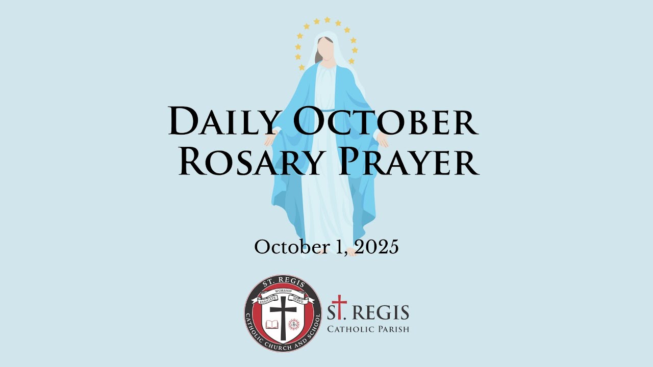 Daily October Rosary Prayer - October 1, 2025 - YouTube