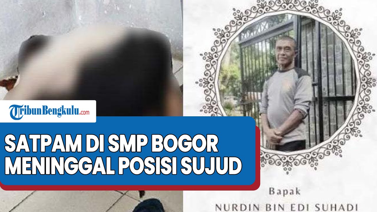 SOSOK Pak Udin, Satpam di SMP Bogor Meninggal dalam Posisi Sujud, Masih ...