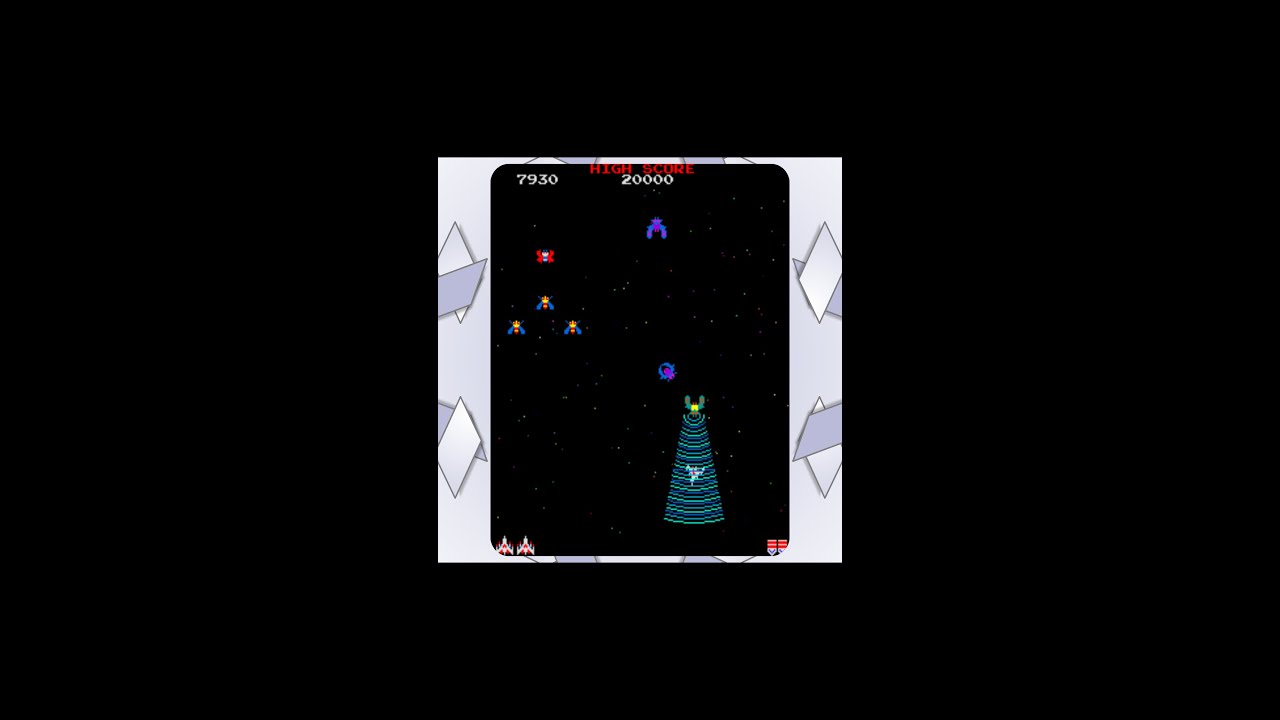 Galaga Namco GamePlay #게임플레이 #마메 #galaga - YouTube