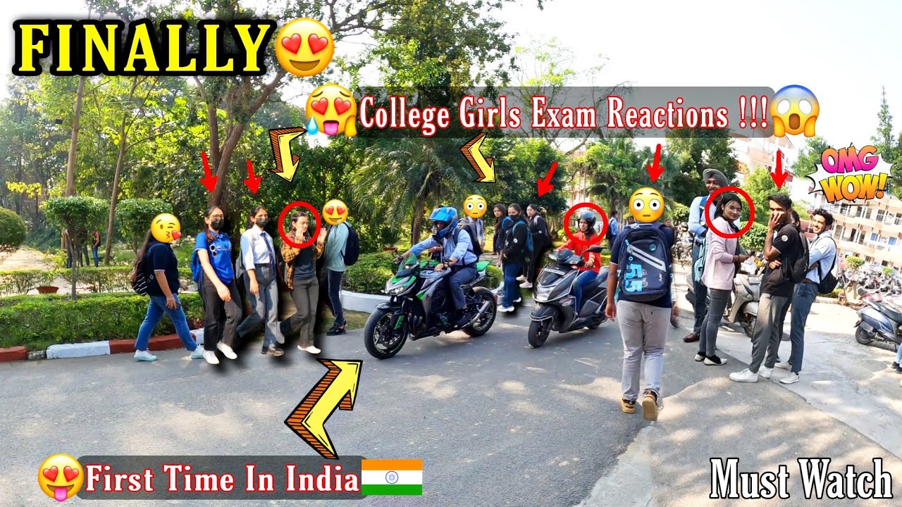 College Girls Exams Reactions & Papa Ke Machhar Ne Z1000 Ko Picha Se ...
