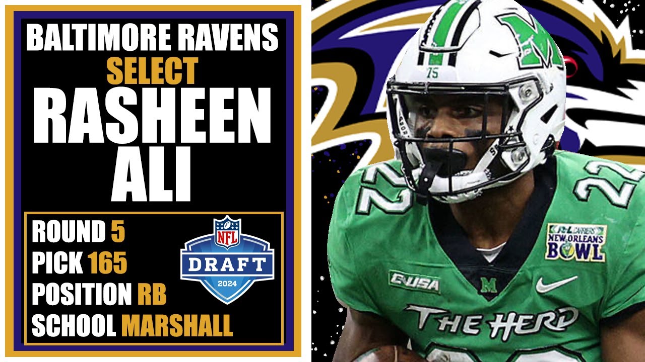 BALTIMORE RAVENS DRAFT RASHEEN ALI!!!! INSTANT REACTION! - YouTube