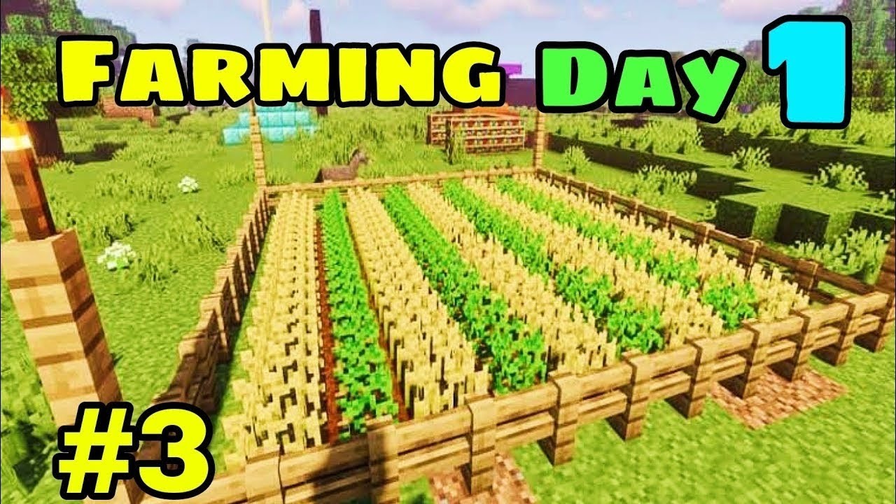 Minecraft Farming Start In hindi - YouTube