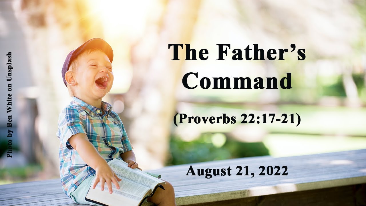 Sunday Morning Worship - The Father's Command - YouTube