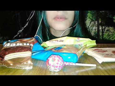 AZERBAYCAN ÜRÜNLERİNİ TATTIM😮💜|TÜRKÇE ASMR
