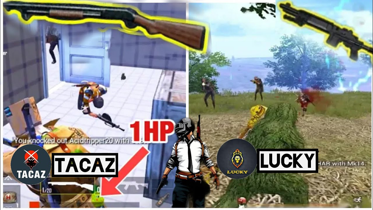 1HP VS M416........ MK14 Is Good Damage In Pubg Mobile #Tacaz #Lucky ...