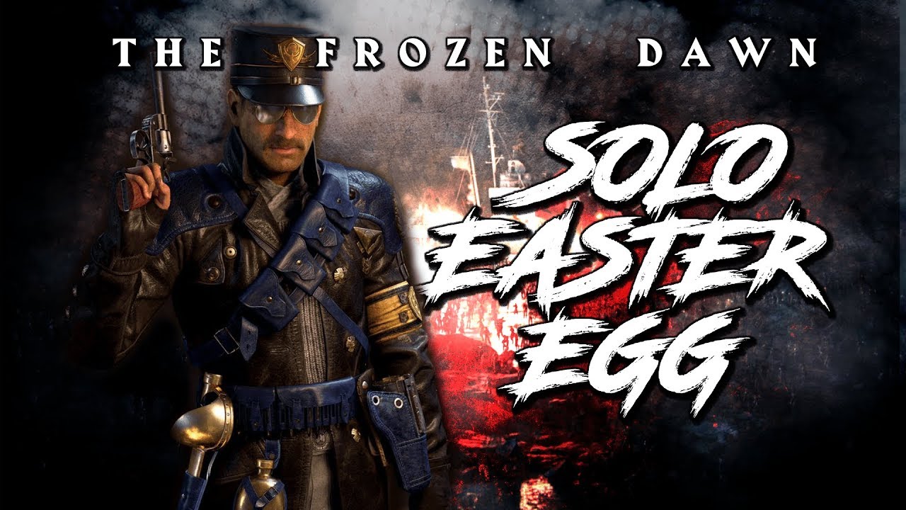 *SOLO* "THE FROZEN DAWN" EASTER EGG / NO GLITCH [COD WW2 ZOMBIES] - YouTube