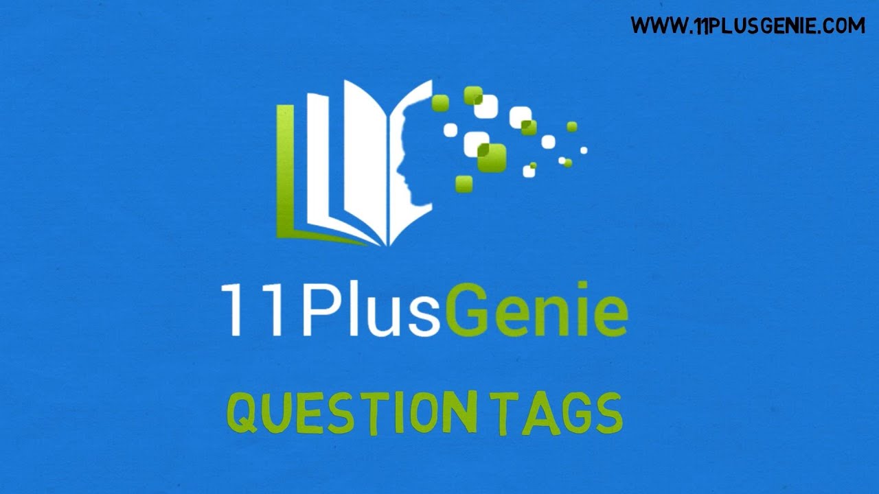 11 Plus Genie English - Question Tags - YouTube