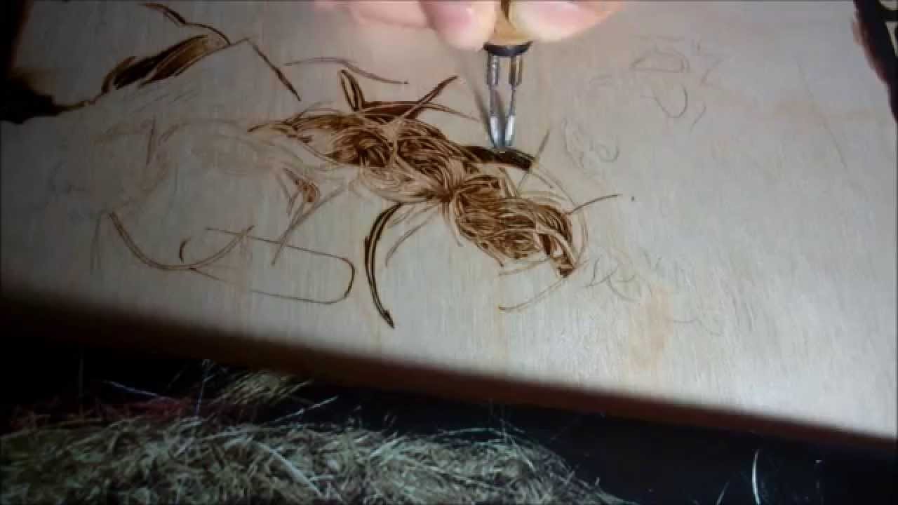 Pyrography art by jean bouick-10-1 ( Johnny Depp) - YouTube