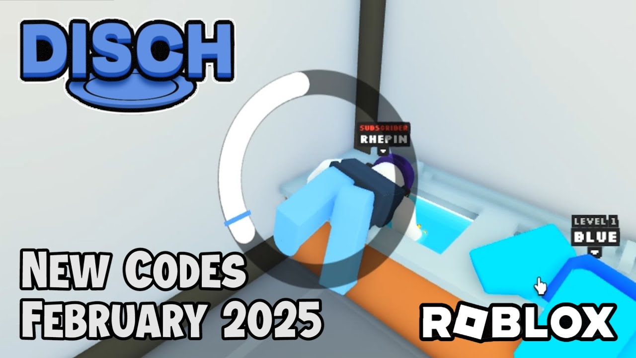 Roblox Disch New Codes february 2025 - YouTube