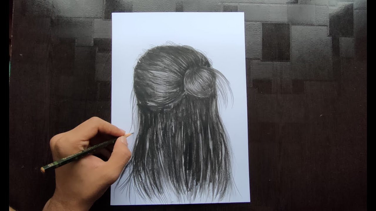 TUTORIAL: How to draw "realistic" hair - YouTube
