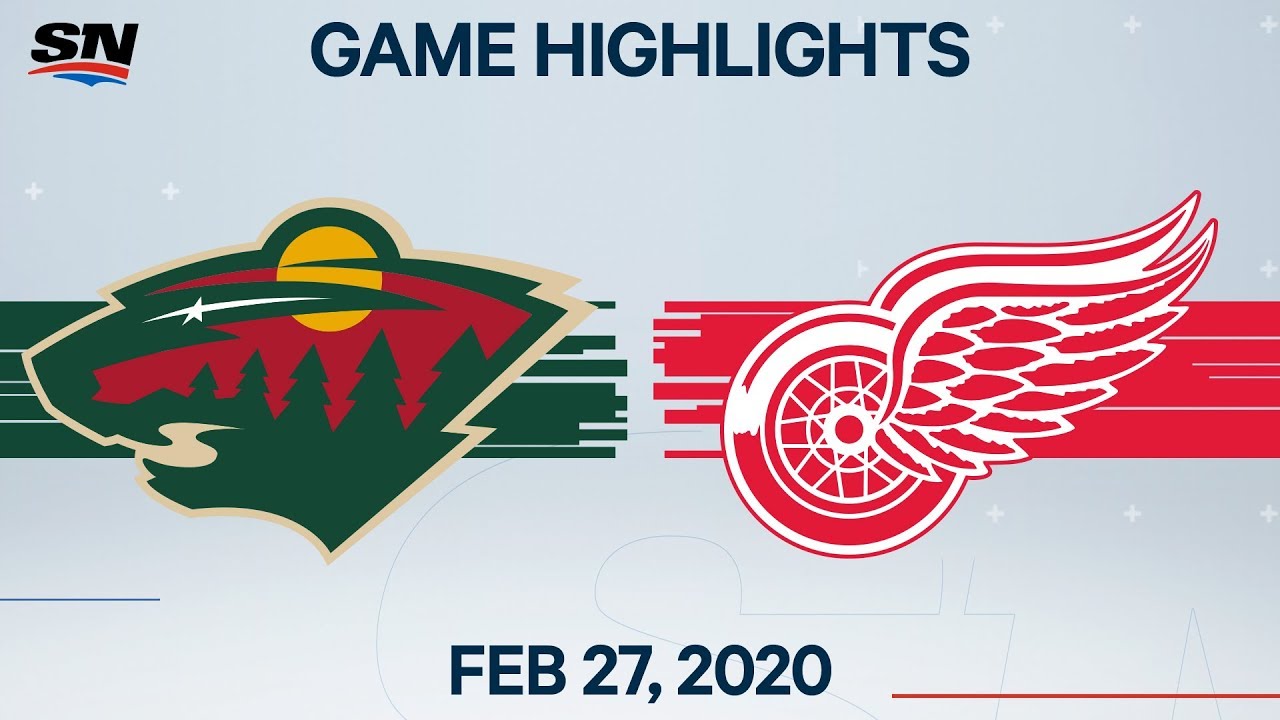 NHL Highlights | Wild vs. Red Wings– Feb. 27, 2020 - YouTube