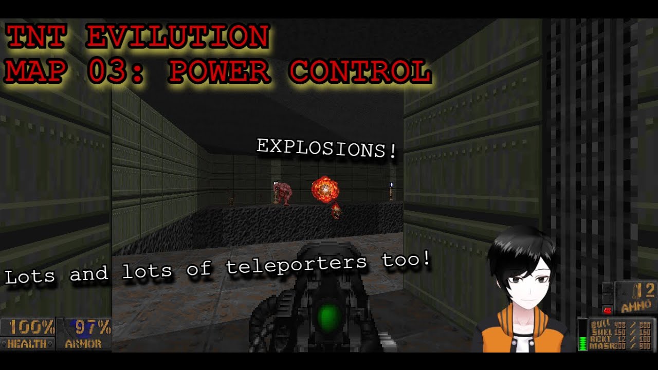 Doom 2 | TNT Evilution + Final Doomer +, map 03: Power Control ...