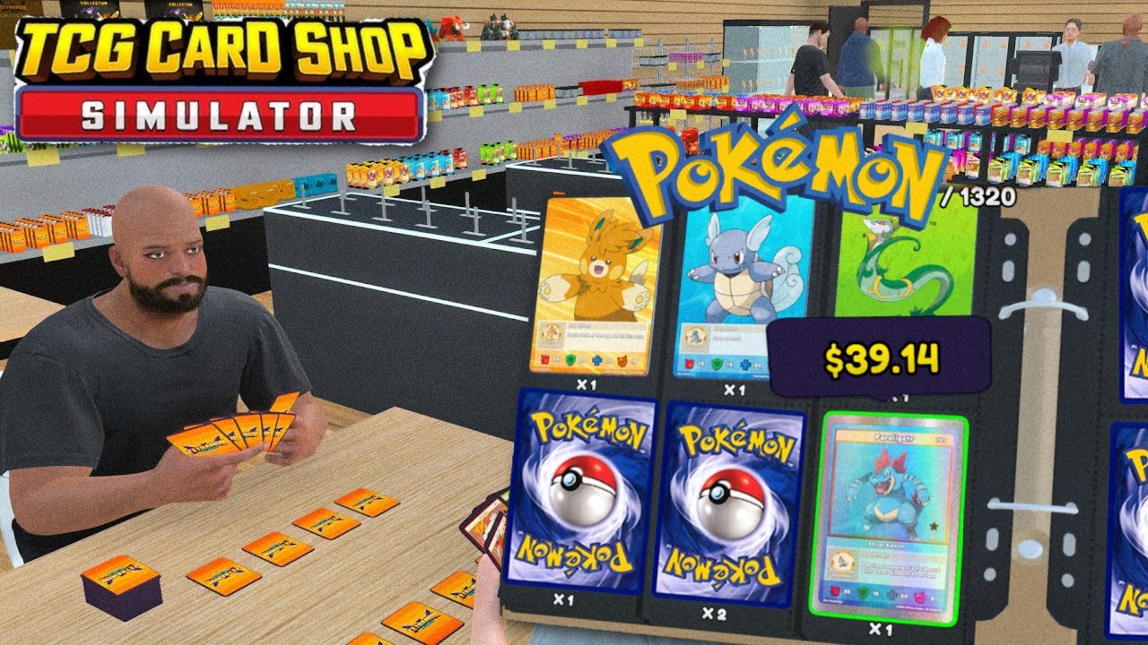 pokemon in tcg card shop simulator | pokemod gameplay (part 3) - YouTube