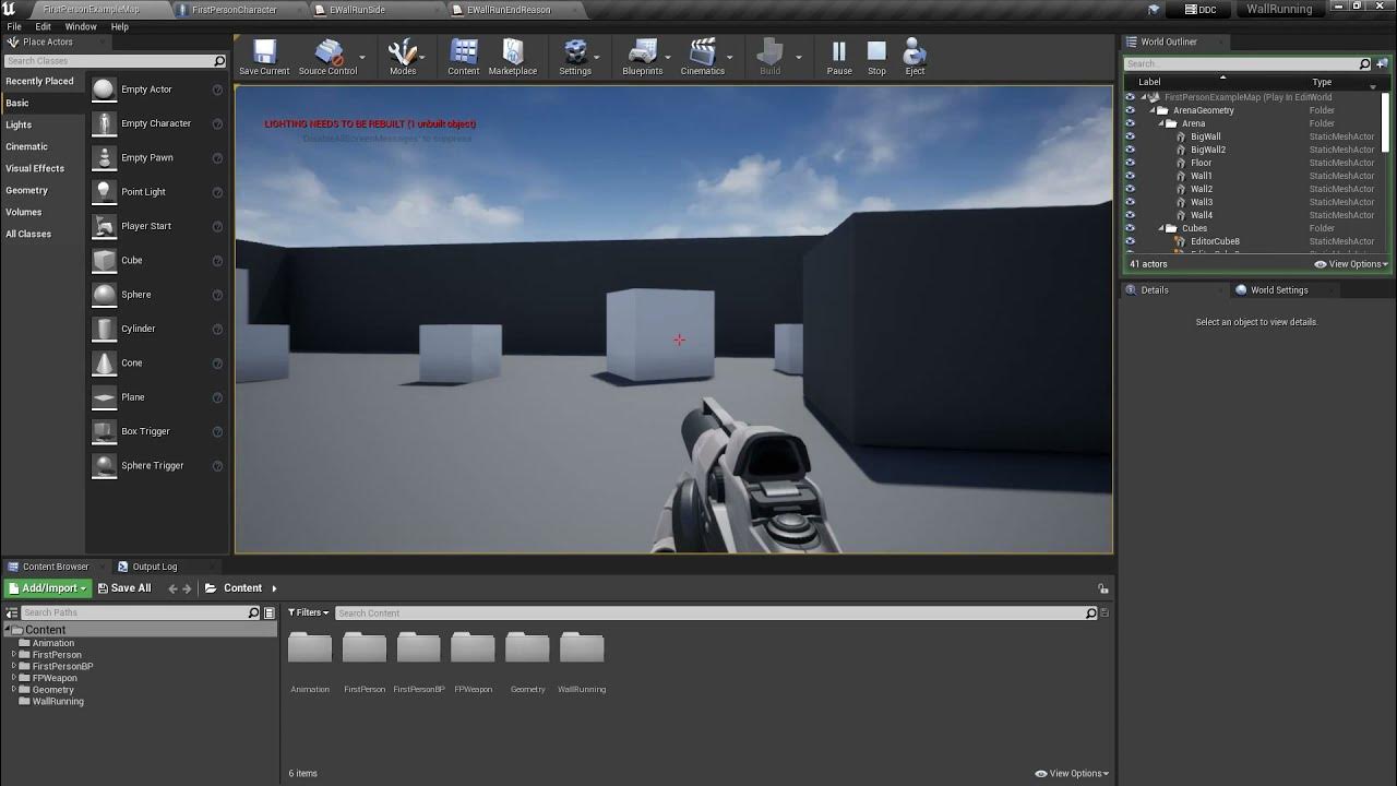 Unreal Engine Wall Running Youtube