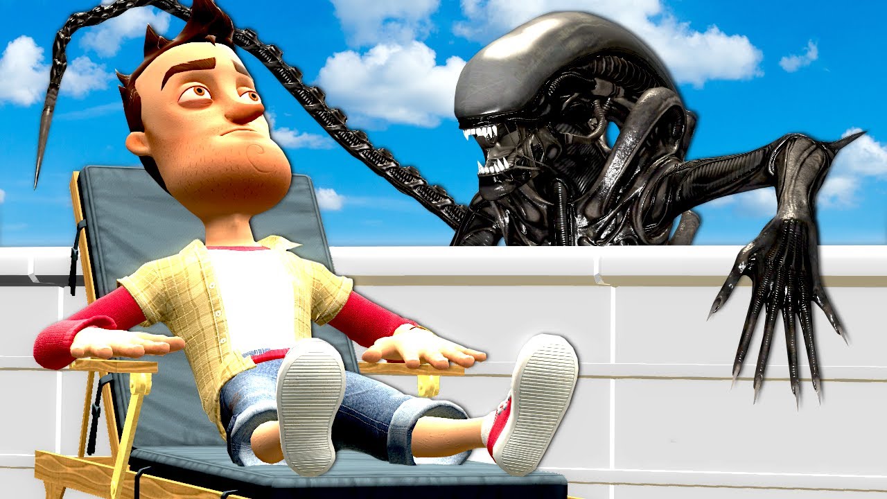 XENOMORPH ON A YACHT! (Gmod HIde & Seek) - YouTube