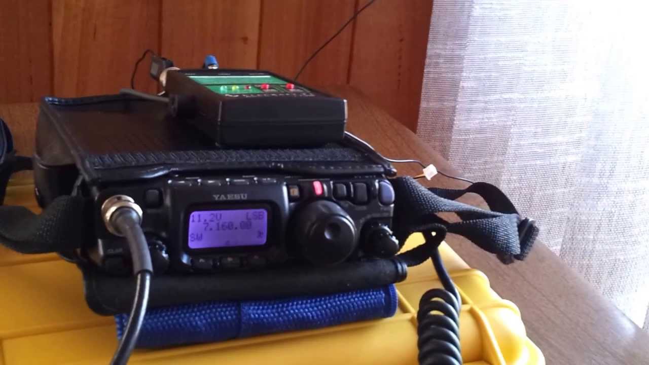 VK3XPT QRP Portable QSO with VK3YE QRP Portable using the "Knobless ...