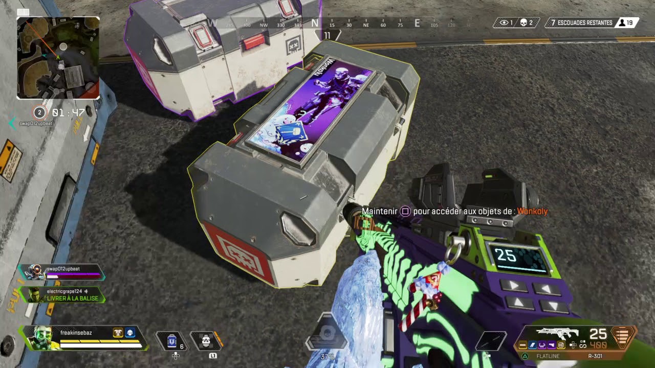 Apex Legends caustic trap at the portal end - YouTube