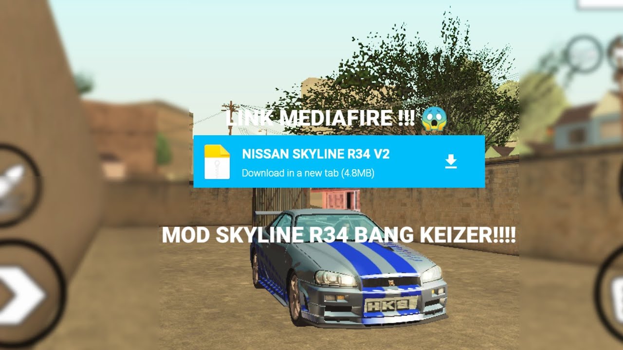 SHARE MOD SKYLINE R34 BANG KEIZER!!!!😱😱 - YouTube