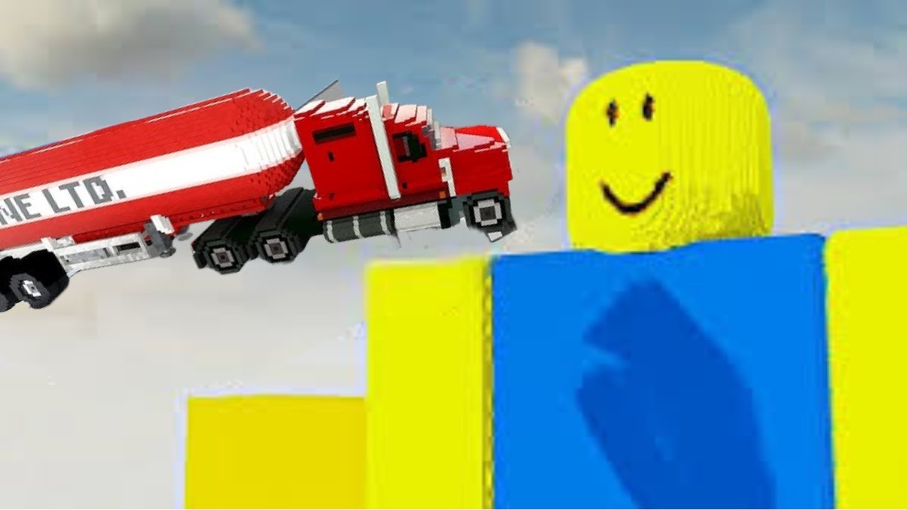 DRIVING CARS INTO A NOOB!! - YouTube