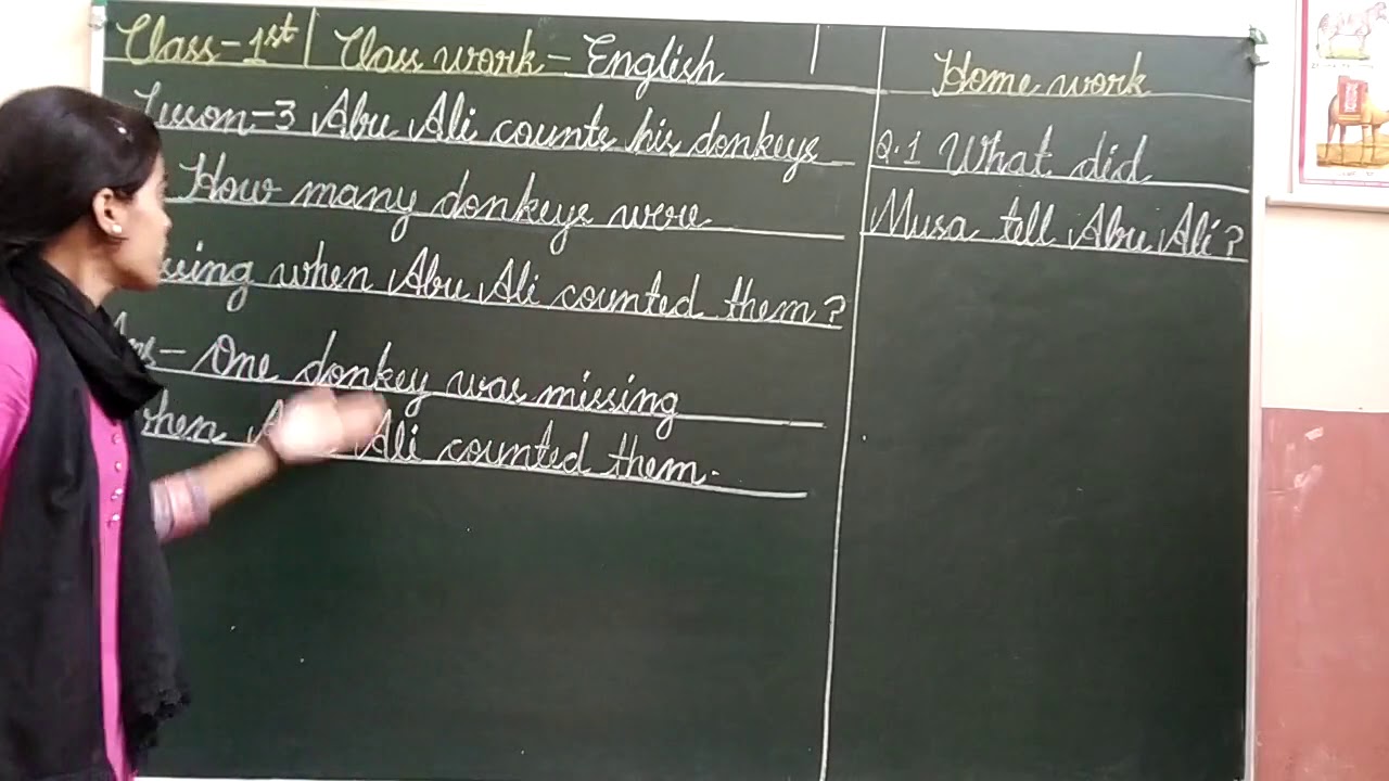 Class 1 English Lesson 3 YouTube class-1-english-lesson-3-youtube
