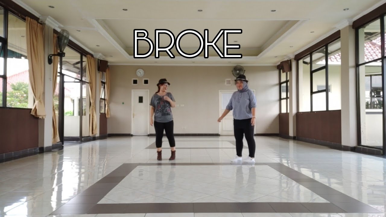 Broke Line Dance Demo - YouTube
