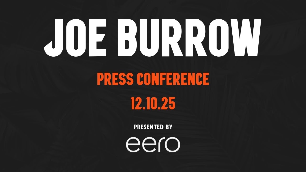 Joe Burrow Press Conference - December 10 - YouTube
