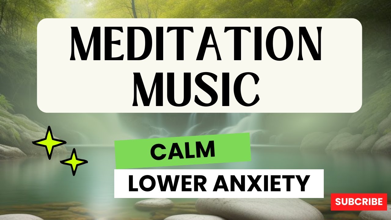 Relaxing 1-Hour Meditation Music to Calm Anxiety Peaceful (No Talking ...