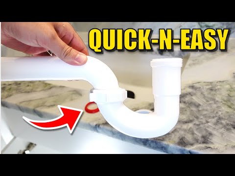 How To Install Under Sink Plumbing With Ptrap
