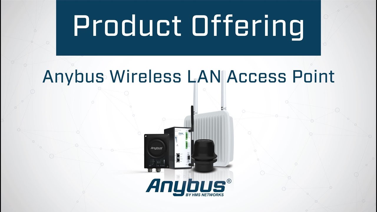 Anybus Wireless LAN Access Point - Basic Setup - YouTube