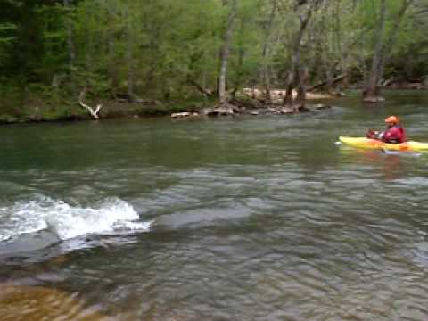 Kayaking and my first combat roll at Powell Falls on Locust Fork River ...
