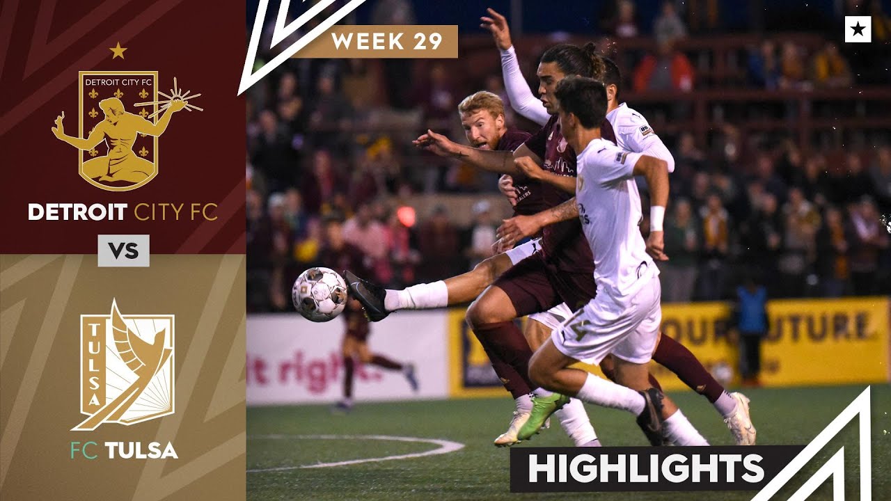 Detroit City FC vs. FC Tulsa - Game Highlights | 09-24-2022 - YouTube