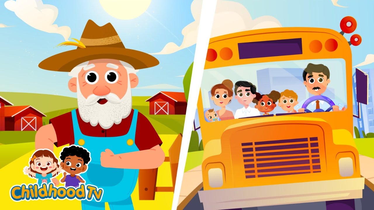 Old MacDonald had a farm & Wheels on the Bus | The greatest nursery ...