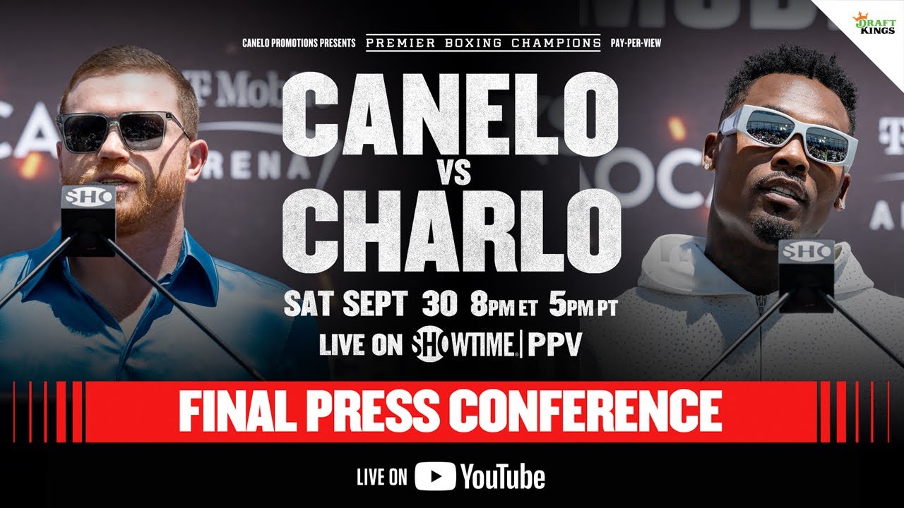 Canelo vs. Charlo MAIN EVENT FINAL PRESS CONFERENCE | #CaneloCharlo ...