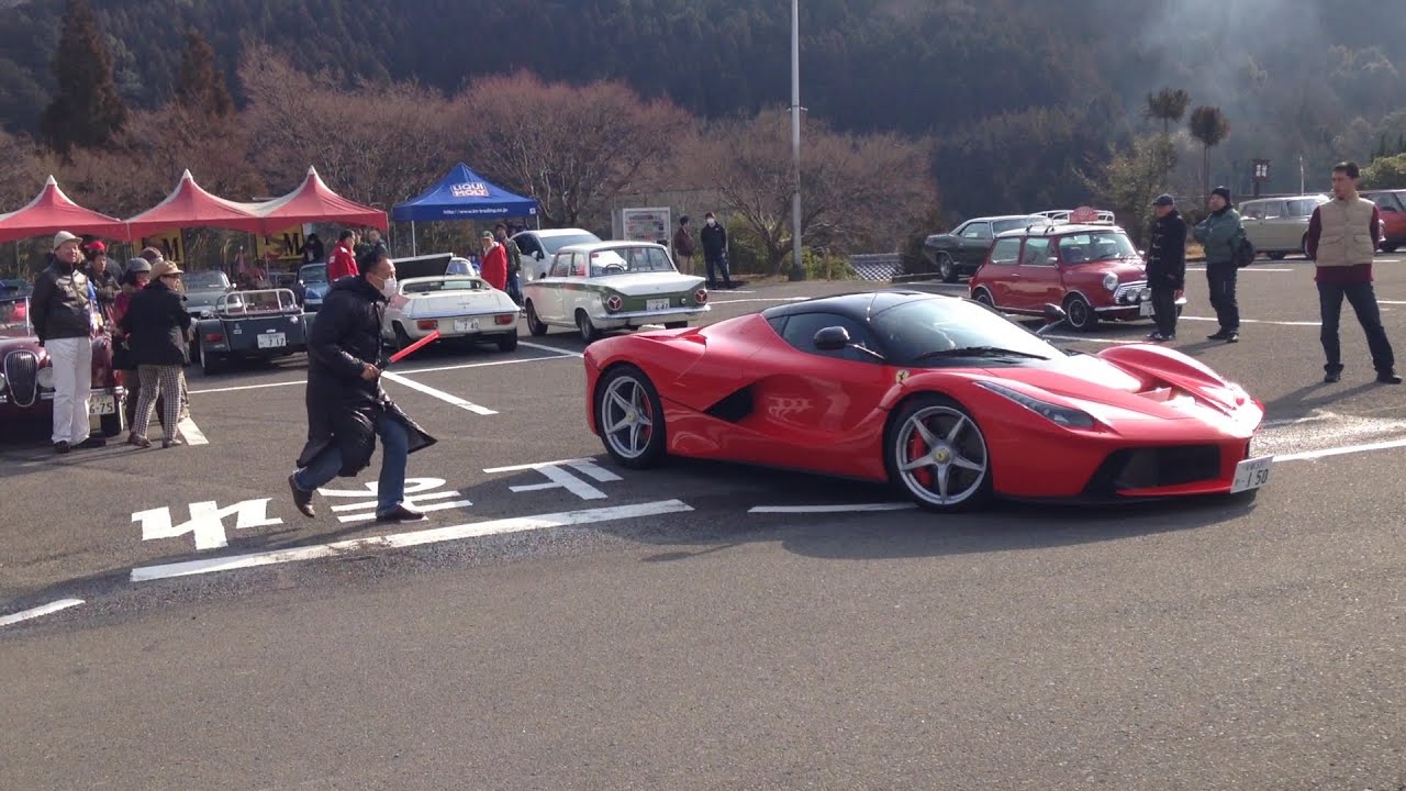 LaFerrari SOUND 6.3L V12 japan kyoto supercar - YouTube