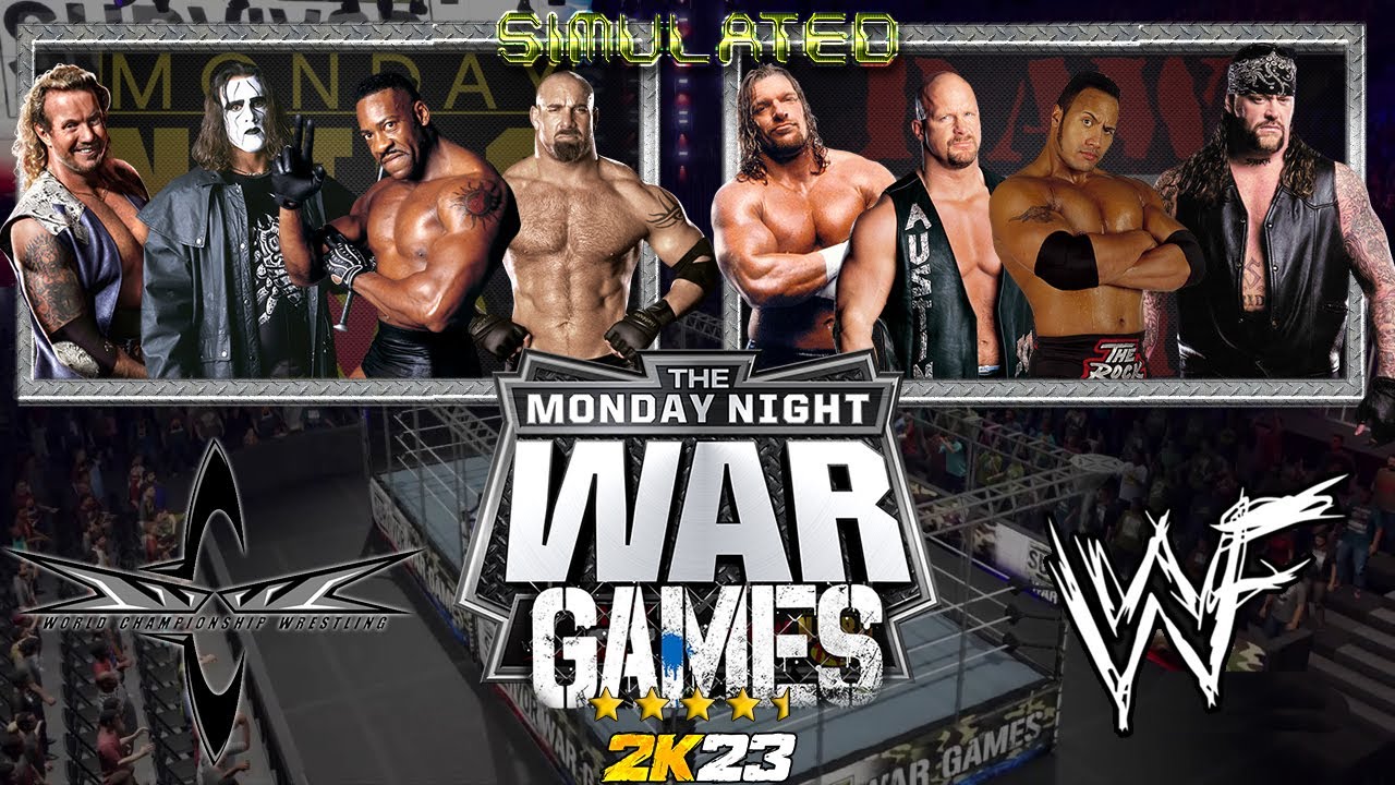 [Simulated] MONDAY NIGHT WARGAMES I - WCW vs. WWF (War Games #10) - YouTube