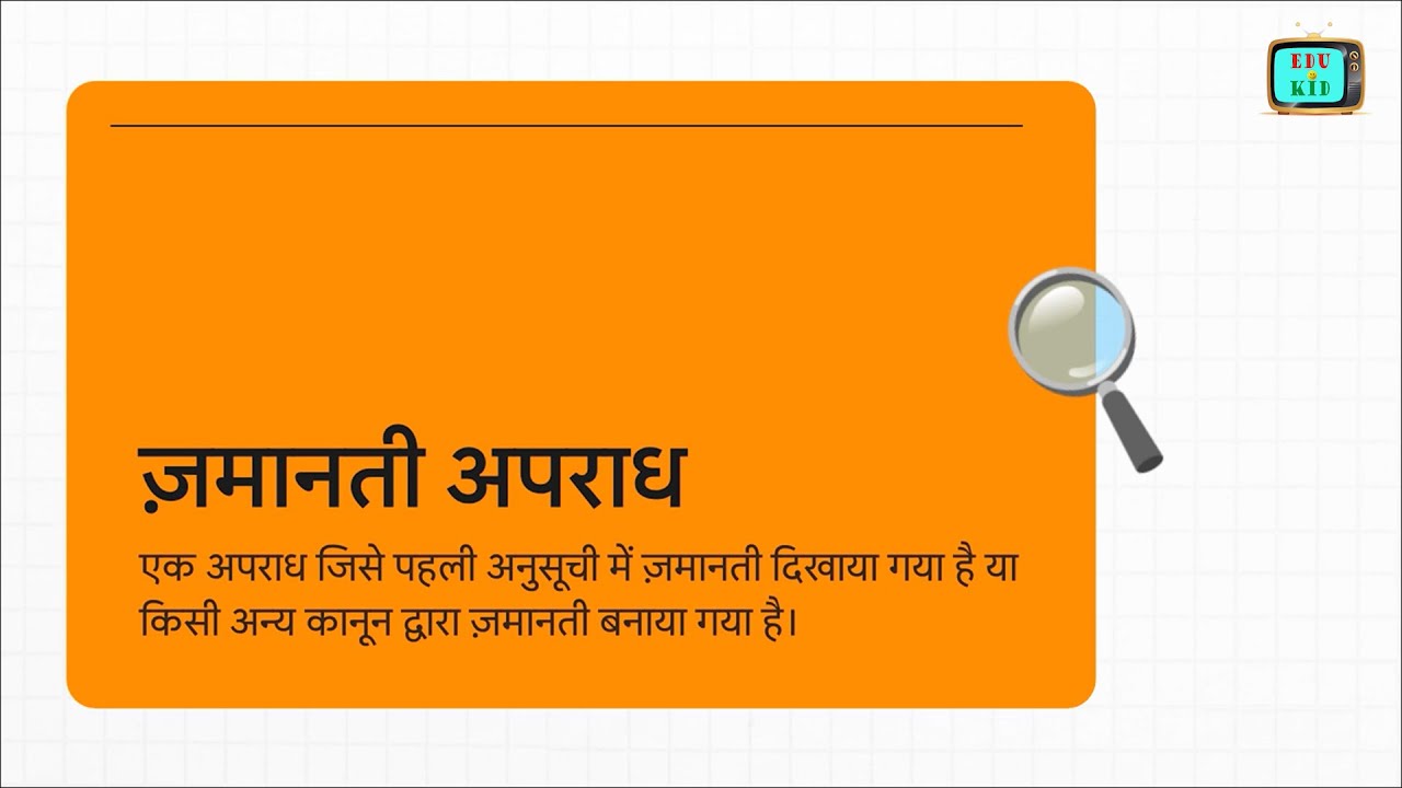 BNSS Section 2(1)(c) - “bailable offence” - YouTube