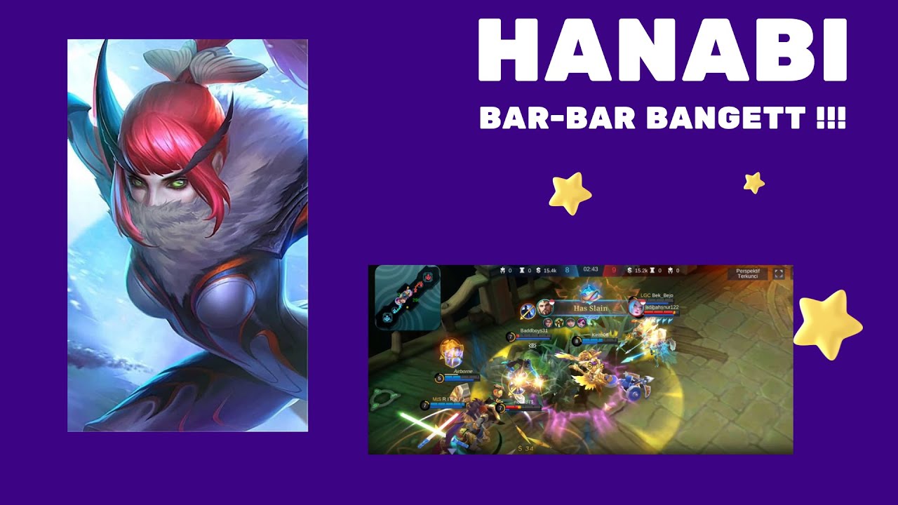 Gameplay Hanabi - Fiery Moth Bar - Bar !! Mobile Legends Bang - Bang ...