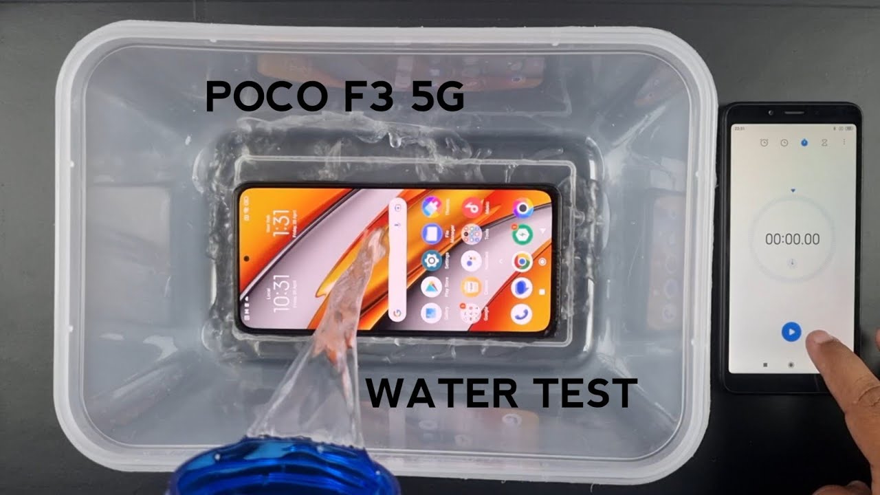 Poco F3 5G iP53 Water Test | Poco F3 Durability Test - YouTube