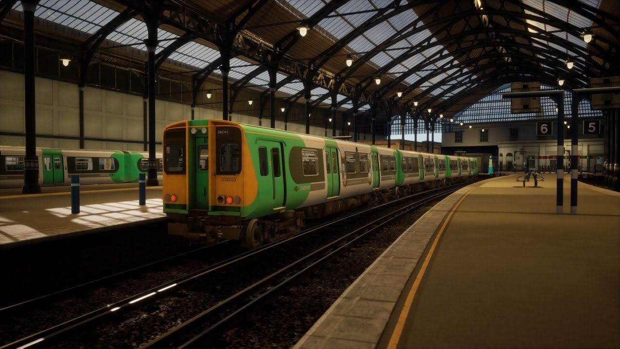 Southern train service class 313 and 377 - YouTube