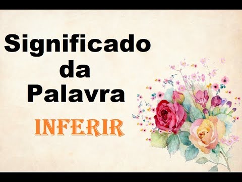 Significado da palavra Inferir - YouTube