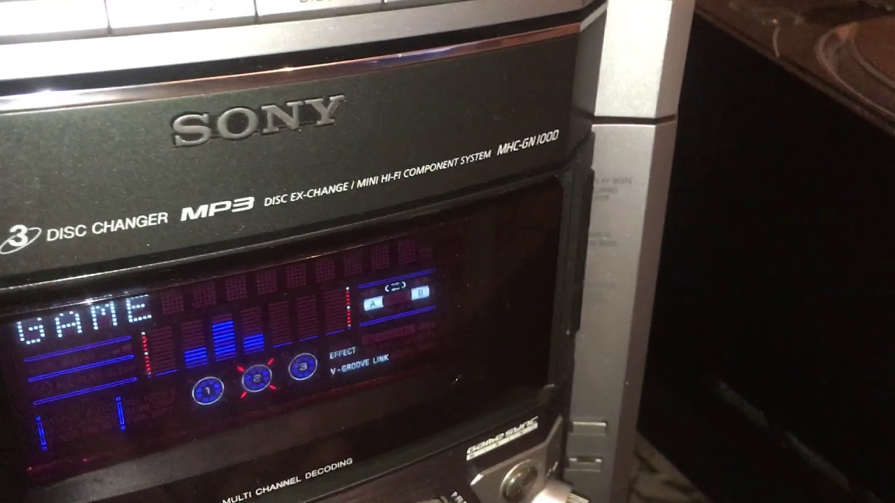 Sony mhc gn 100d - YouTube