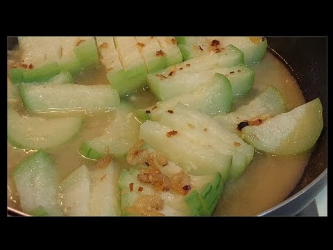 Patola with Dried shrimps Easy Healthy Vegetables Recipe / SPONGE GOURD ...