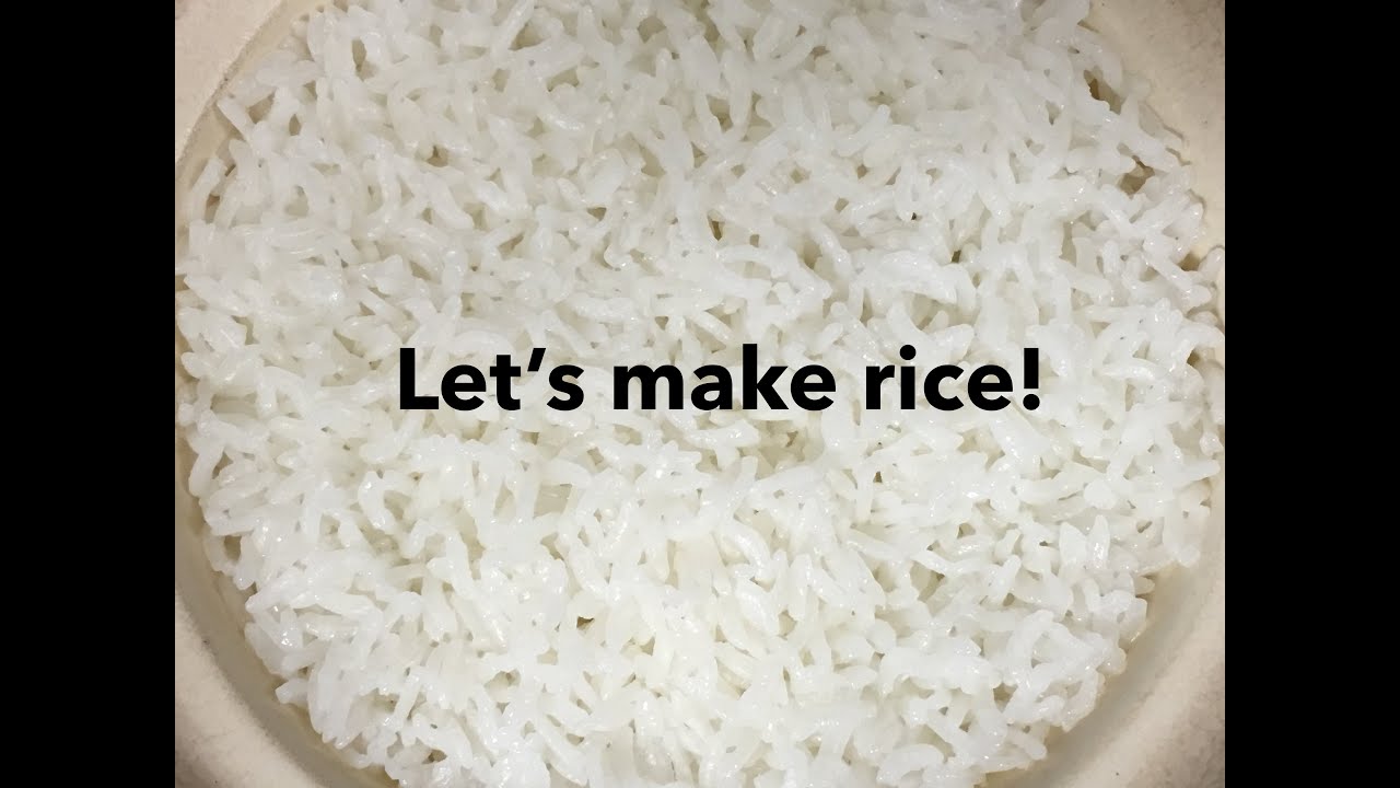 Let's make Perfect Shiny Rice ! - YouTube