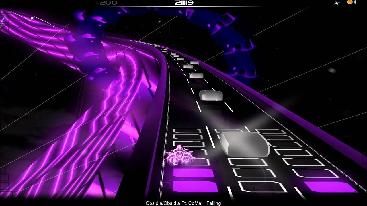 Audiosurf - Falling by Obsidia - YouTube